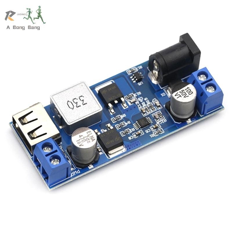 ABongBang Replace LM2596S DC-DC 24V/12V To 5V 5A Step Down Power Supply Buck Converter Module ...