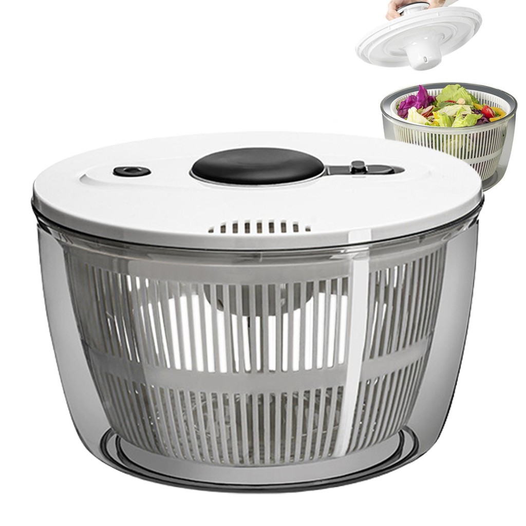 3L/5L Vegetable Washer Spinner Quick Drainage Kitchen Vegetable Dryer ...