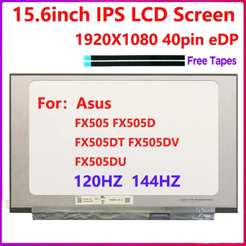 LCD Laptop 15.6 Inch Screen For Asus TUF FX505 FX505D FX505DT FX505DV ...