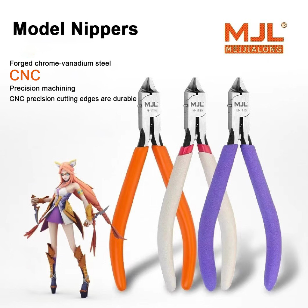 MJL M-1710 Model Single Blade Nipper Hand Tools Pliers Model Building Tools for Beginners to ...