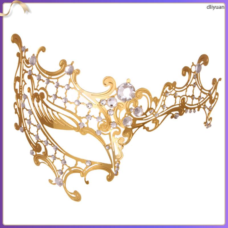 The Mask Retro Women Beautiful Party Gilded Prom Miss dliyuan | Shopee ...
