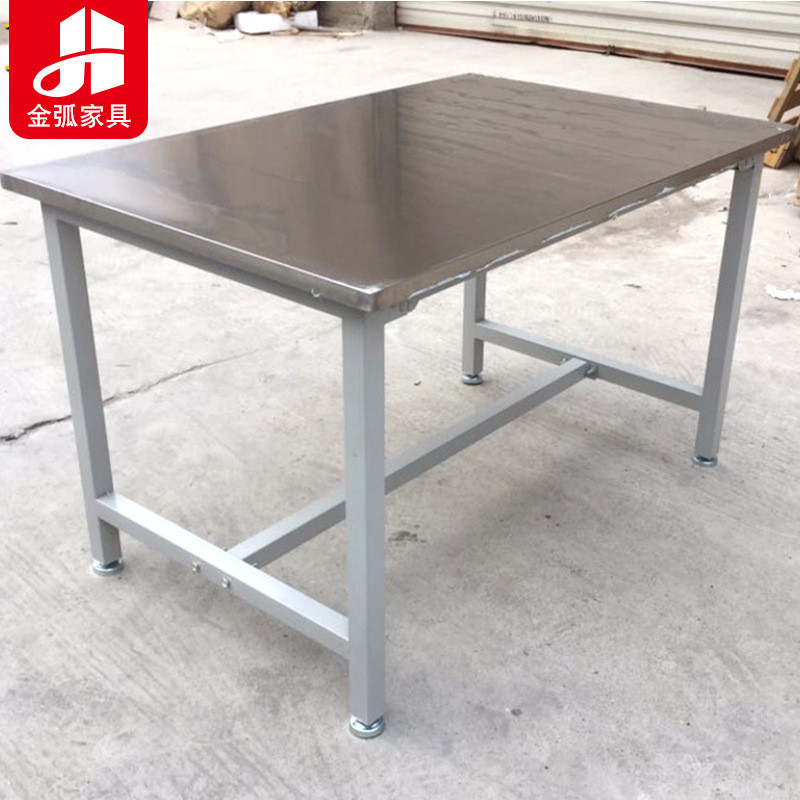 New Stainless Steel Workbench Workshop Packaging Table Single Layer ...