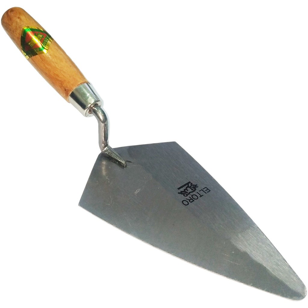 yihan-ph ELTORO PLASTERING TROWEL 6" WITH WOODEN HANDLE STEEL POINTED ...