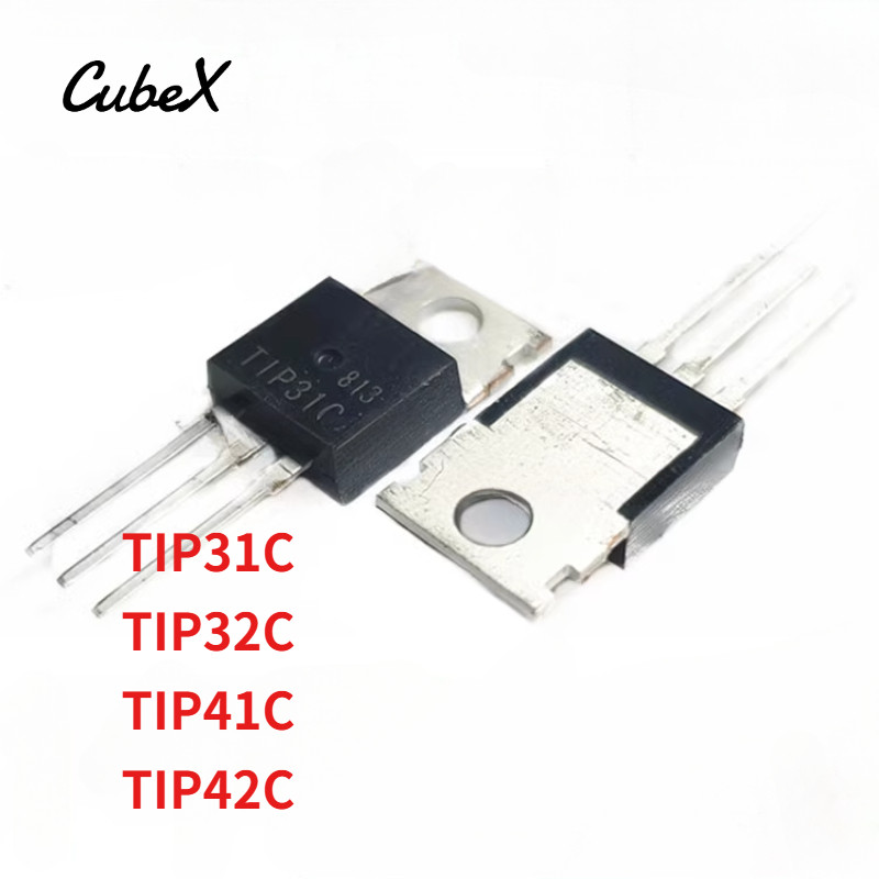 5Pcs TIP31C TIP32C TIP41C TIP42C High-Power Transistor TO-220 Packaging ...
