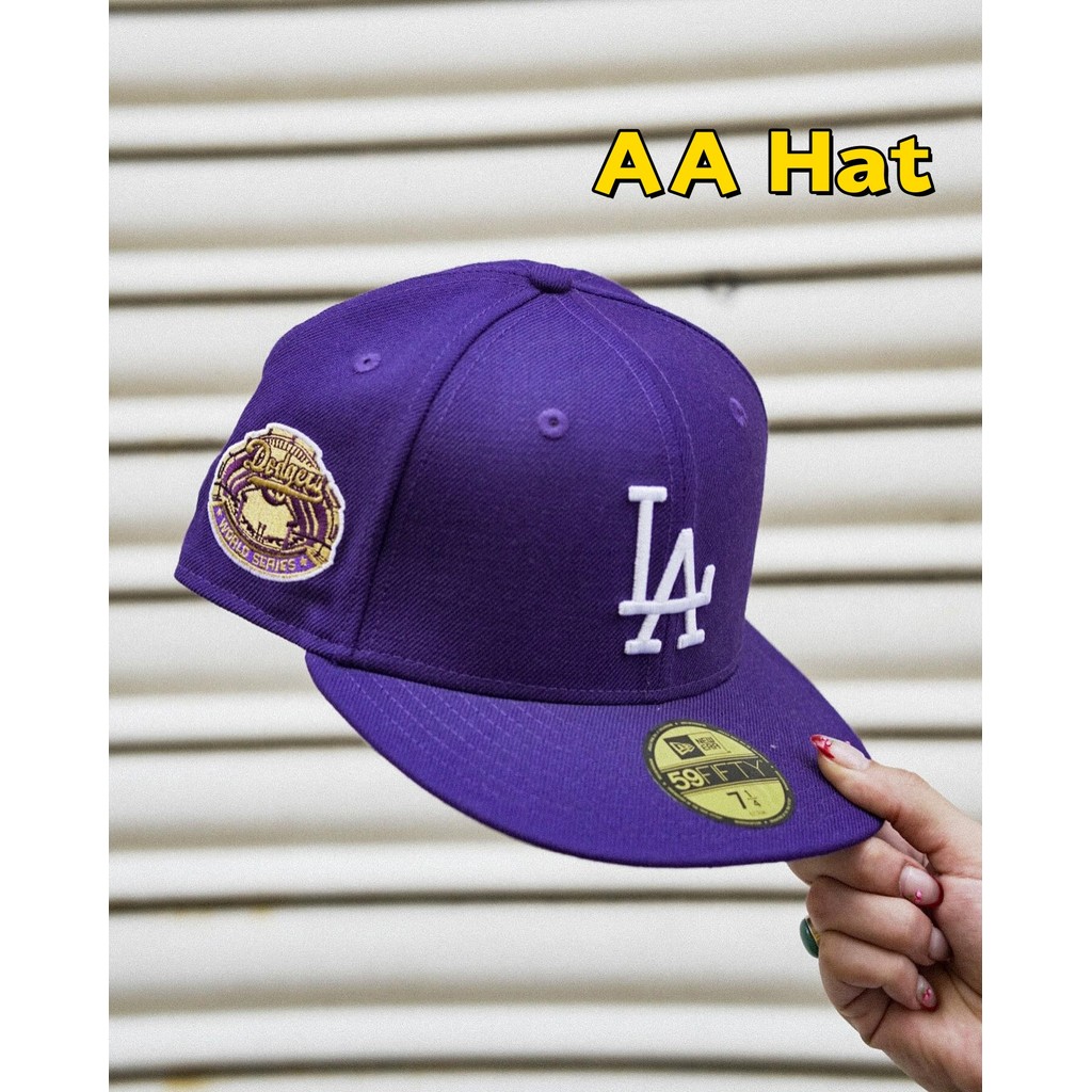 MLB Los Angeles Dodgers Cooperstown Royal Purple 59.fif.ty Fitted Cap ...