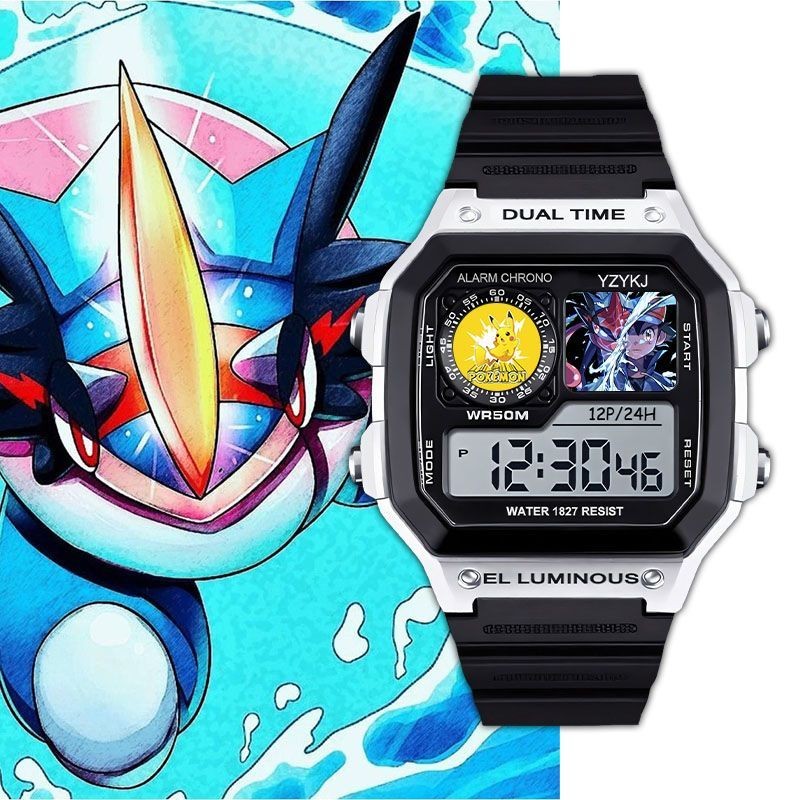 Pokémon Pokémon Pikachu Watch Koga Ninja Frog Charizard Eevee Student ...