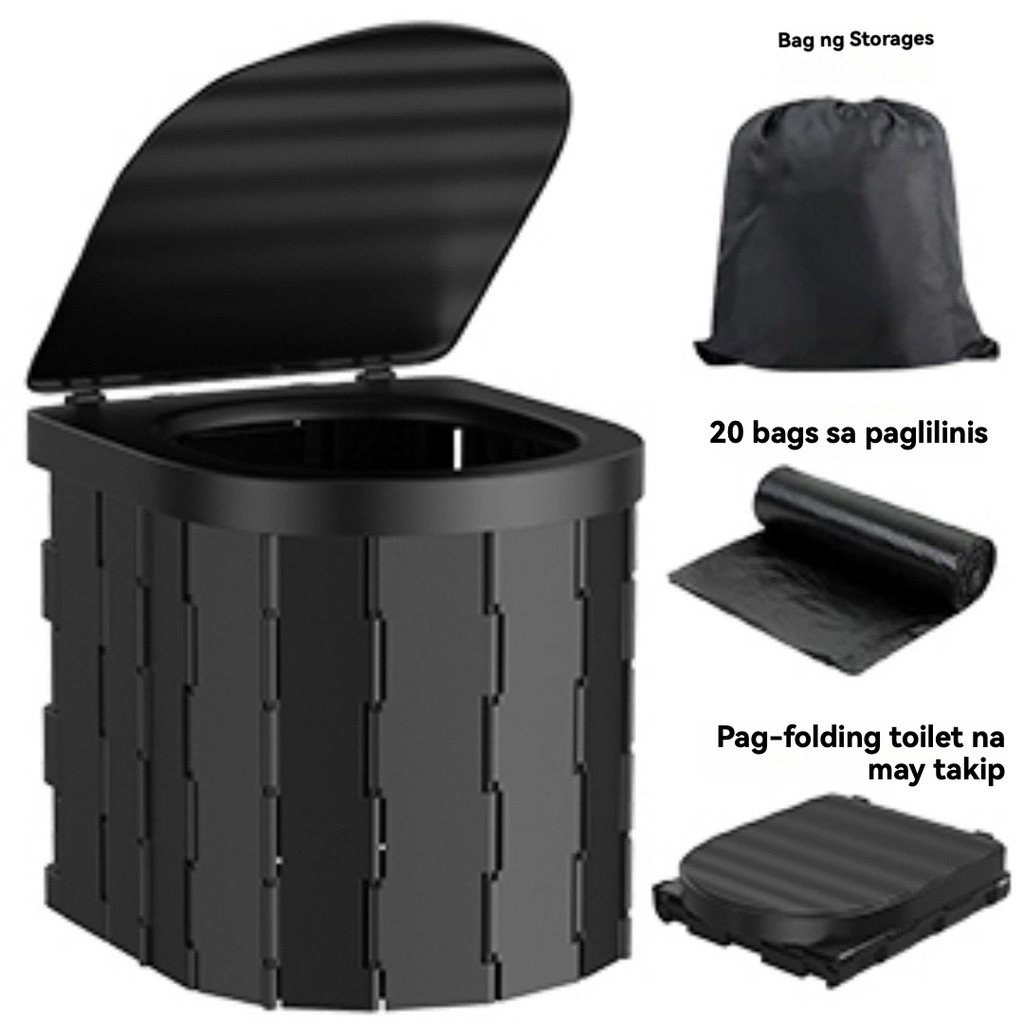Bagong nakatiklop na portable toilet para sa mga adulto, portable ...