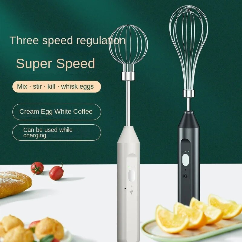 Dough Hand Mixer Egg Beater Food Blender Mixer Offee Blender Handheld ...