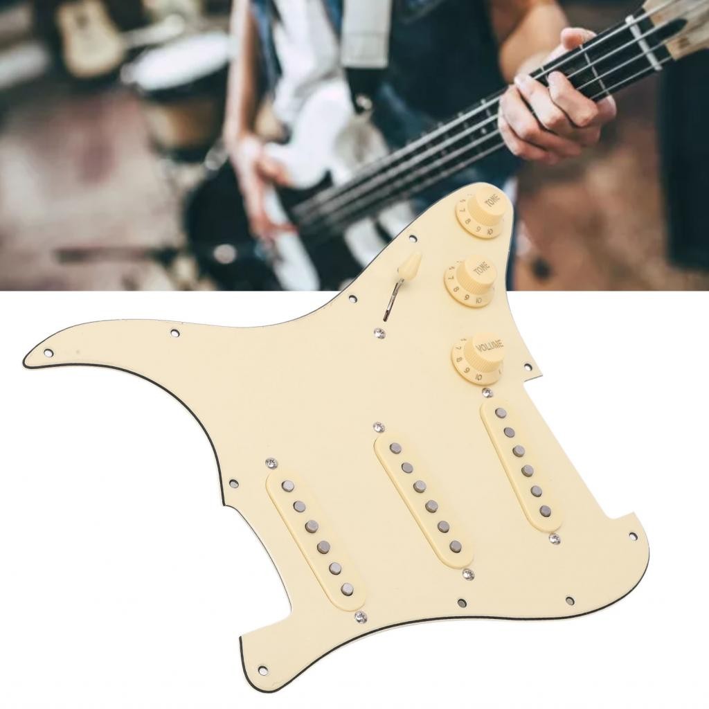 Guitar Pickup Pickguard Plastic Metal Pick Guard with 12pcs Screw for ...