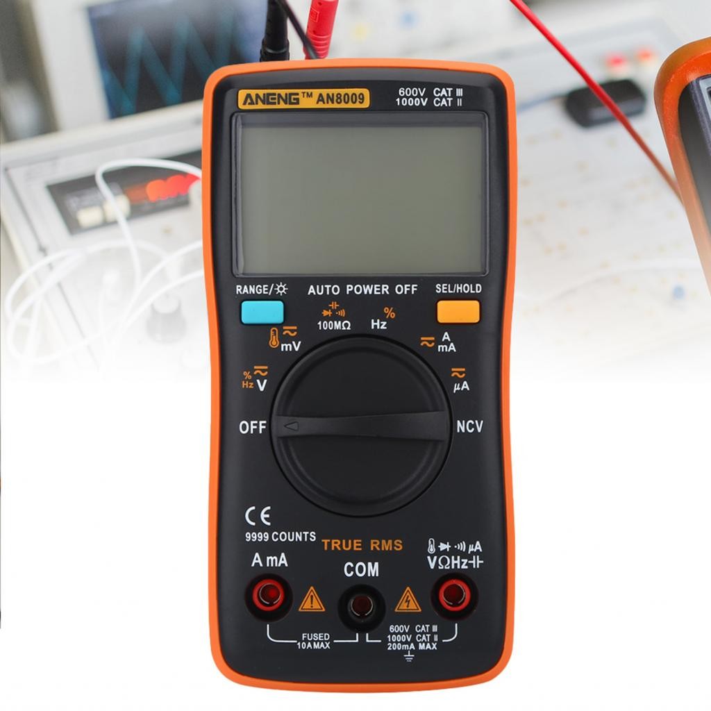 Supergoodsales ANENG AN8009 Digital Multimeter Auto Range True RMS AC ...