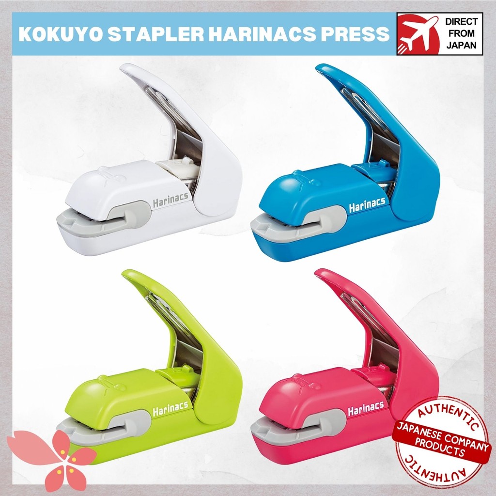 Kokuyo Stapler, Needle-less stapler Harinacs Press (No Staples) - 4 ...