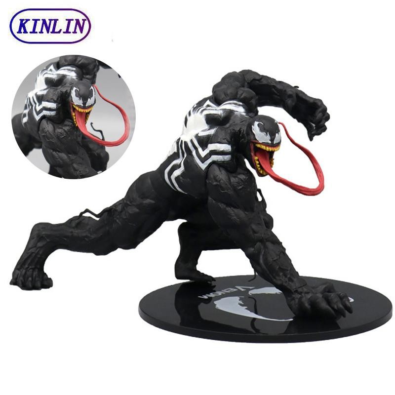 13cm Venom Action Figure Model Symbiote Venom 1/10 Scale Super Hero PVC ...