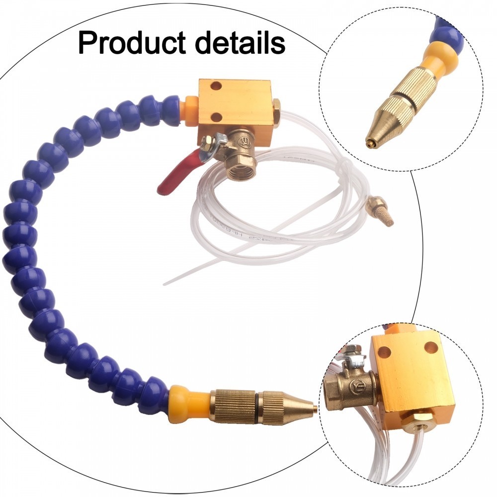 Mist Coolant Injection System 125cm Air Hose For CNC Lathe&Milling ...