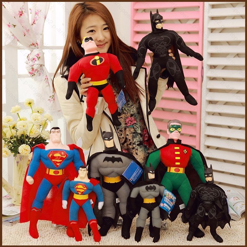 Kira DC Marvel Superhero Plush Toy Stuffed Dolls Spiderman Batman ...