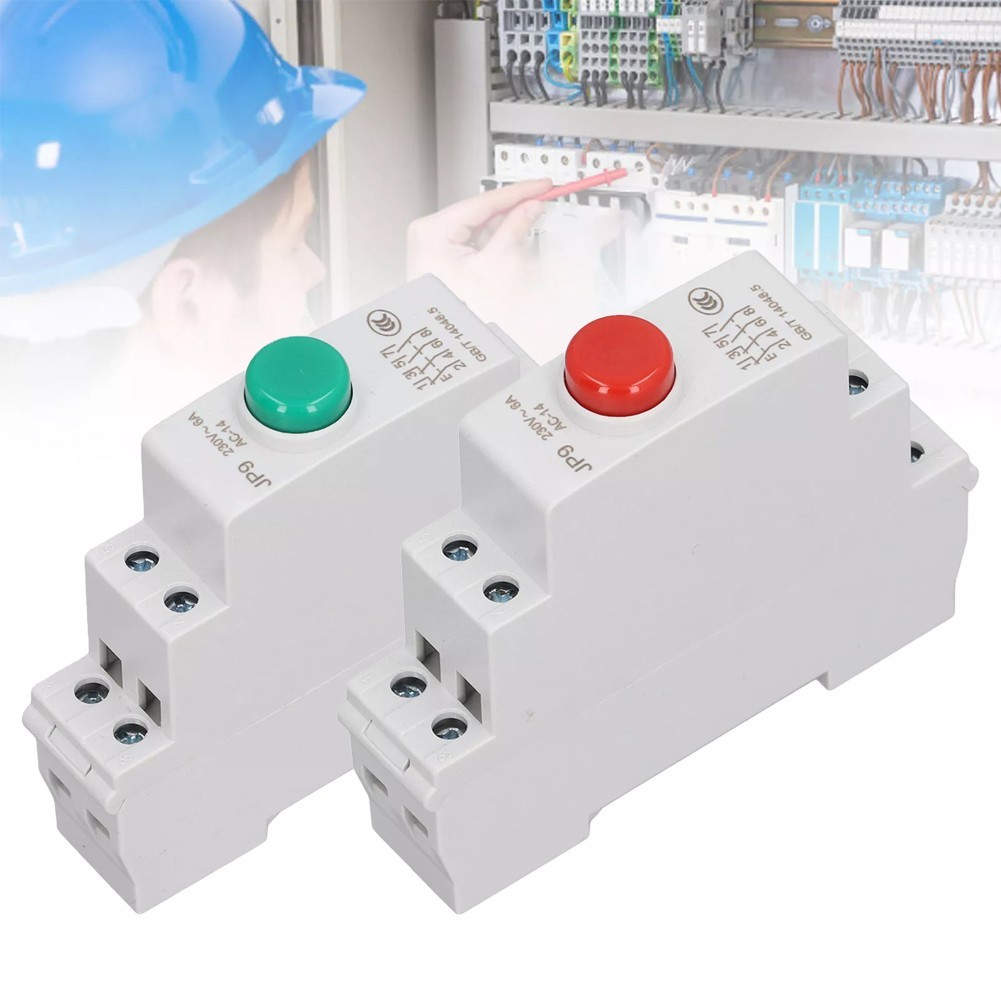 DIN Rail Button Compact And Space-saving Magnetic Starters Plastic ...