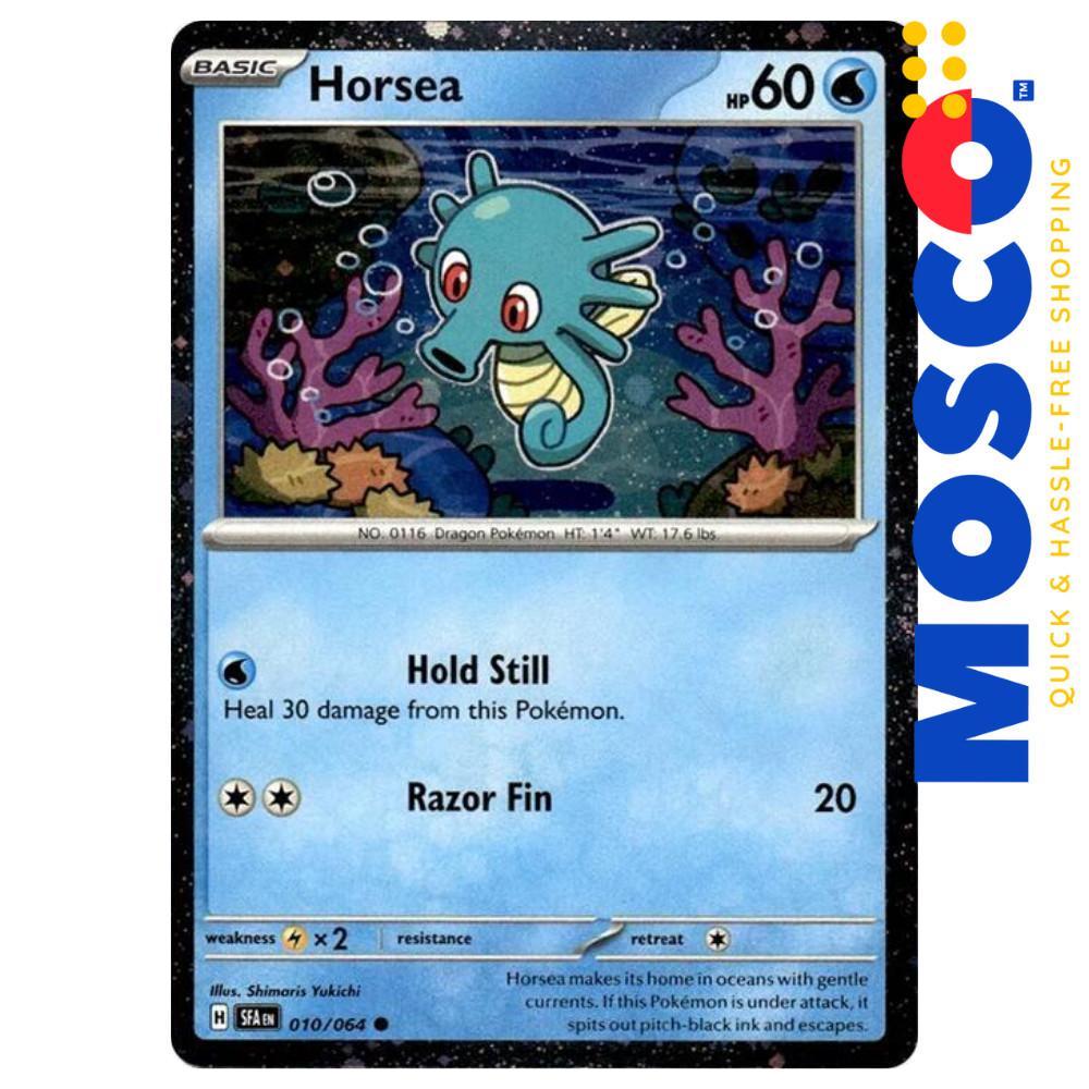 Horsea - 010/064 (Cosmos Holo) Scarlet & Violet Promo Cards | Pokemon TCG | Shopee Philippines