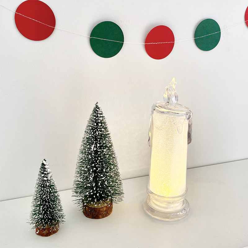HERA Mini Christmas Tree Tabletop Cedar Tree Christmas Party Decoration ...