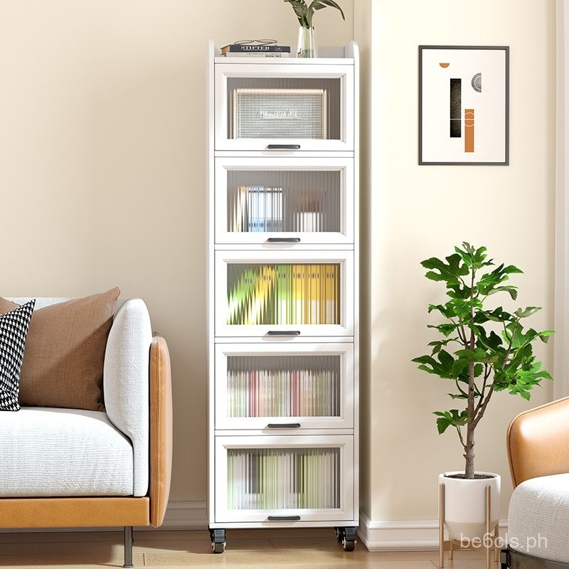 Dust-Proof Bookcase Wall Gap Narrow Clothes Closet Household Small ...