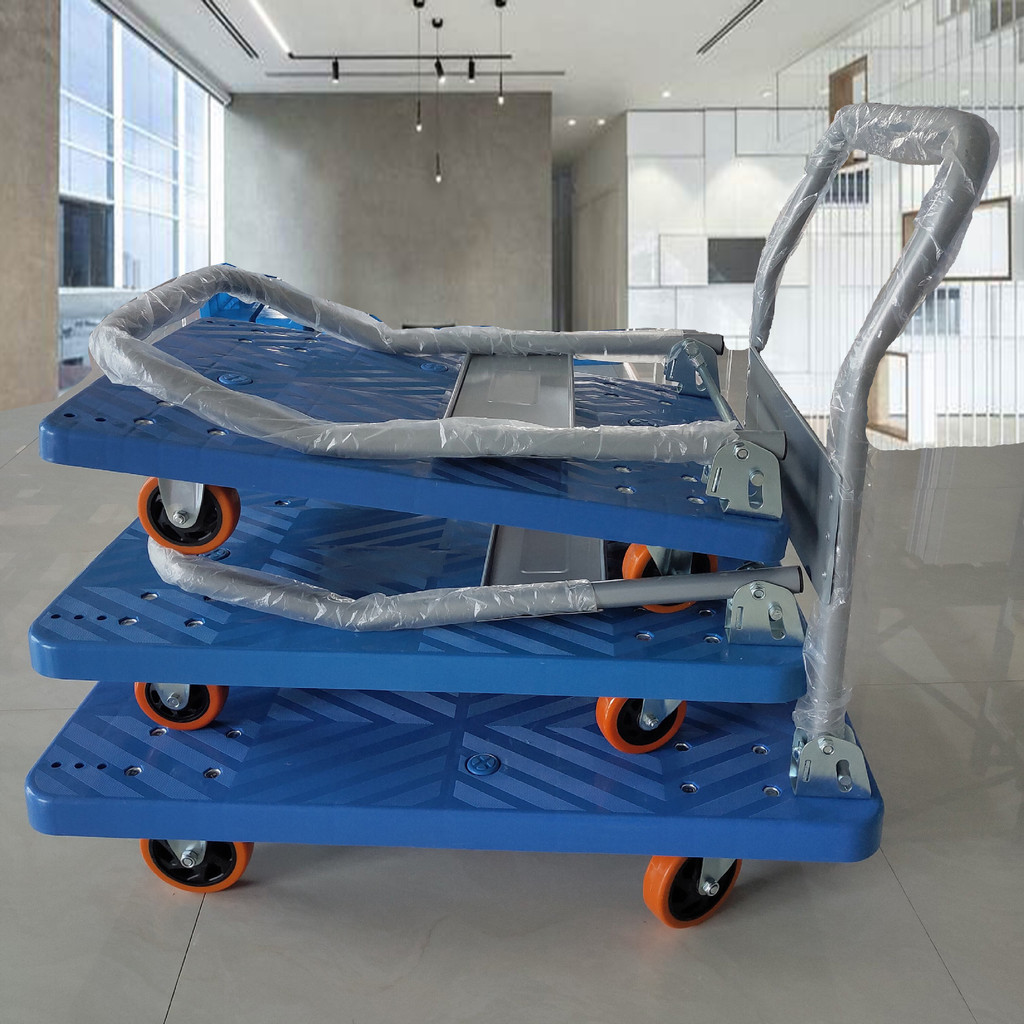 Portable Shopping Cart Hand Buggy Trailer Trolley Truck Platform ...