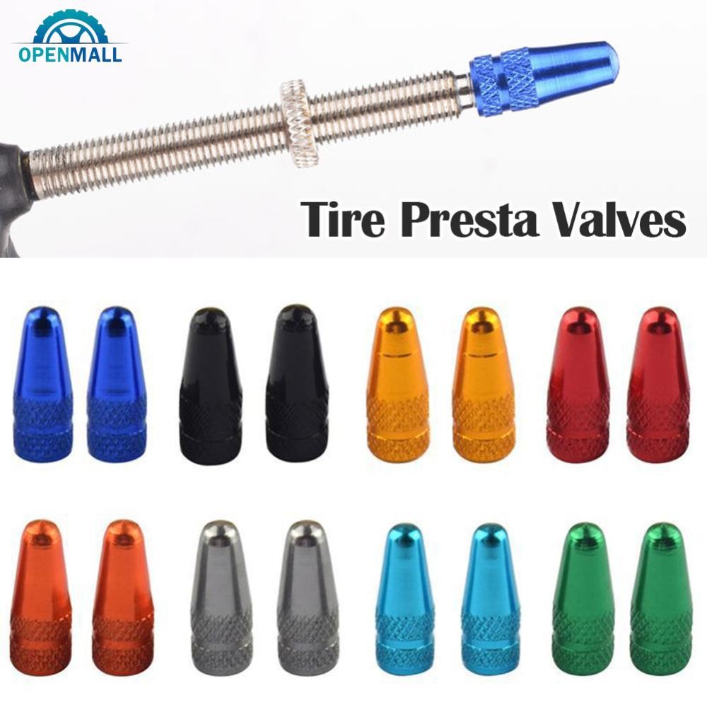 OPENMALL 1Pc Bicycle Tire Presta Valves Caps Air Valve Caps Aluminium ...
