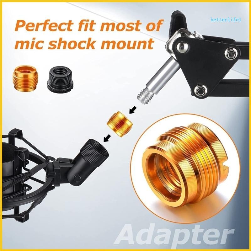 BTM 10Pcs Microphone Clip Screw Thread Adapter Microphone Stand Thread ...