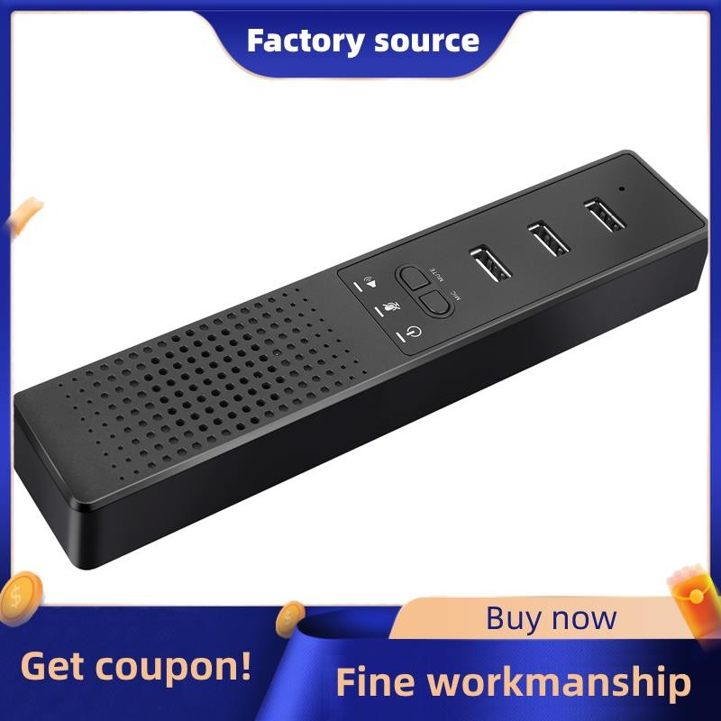 3 in 1 Computer Speakers with Microphone & USB Conference Speaker, PC ...