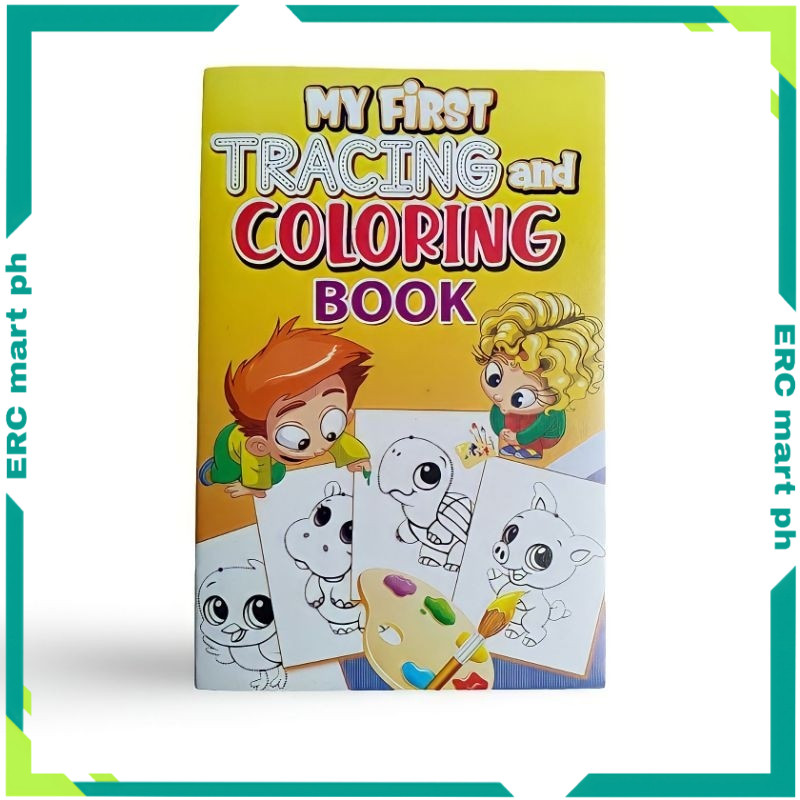 ERC My First TRACING and COLORING Small Activity Book: Kids Learning ...