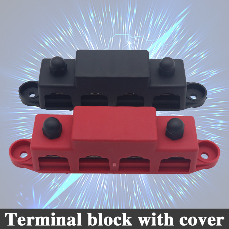 4 Stud Bus BAR m8 m10 Power Distribution Block for Marine Battery ...