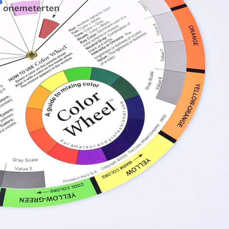 onem Professional Paper Card Design Color Mixing Wheel Ink Chart ...