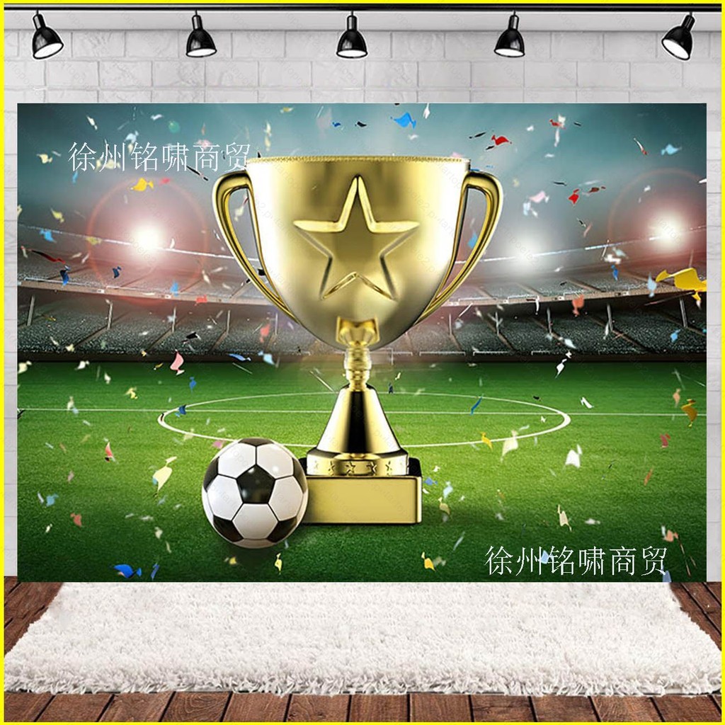 ST2 World Cup-themed football trophy stadium Theme decoration birthday ...
