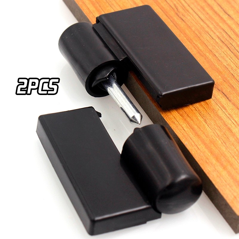 2pcs Nylon Partition Hinge Door Accessories Black Detachable Plastic ...