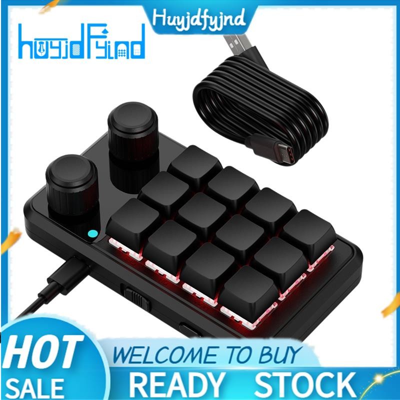 Knob Keyboard RGB Gaming Keypad Mechanical Hotswap Macropad Programming ...