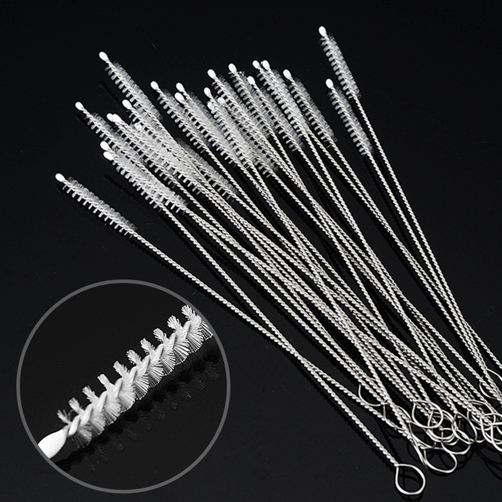 Delicate Reusable Nylon Straw Cleaners Brush Drinking Pipe Cleaners ...