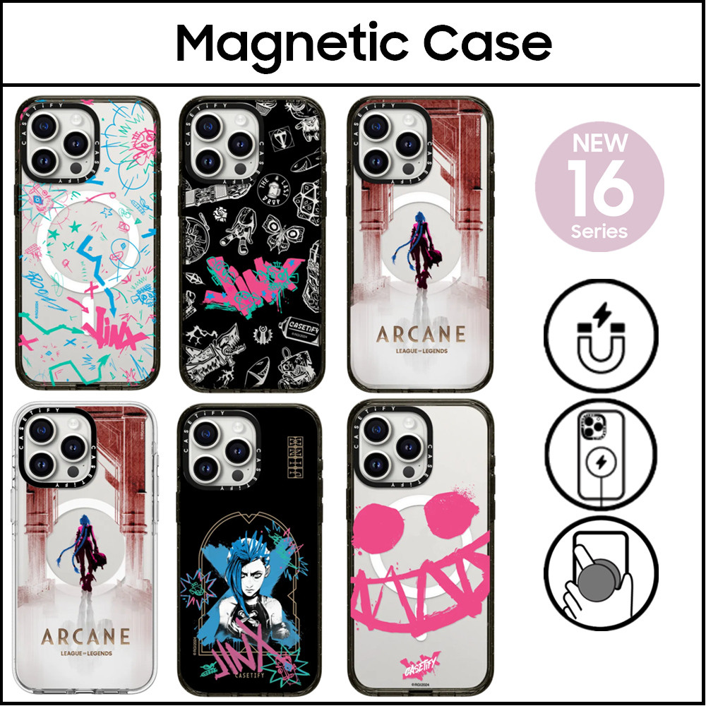 CASETi Jinx Arcane League of Legends Hard Plastic Acrylic Case Cover ...