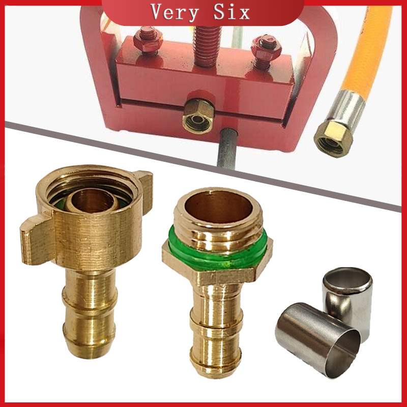 Hydraulic Hose Connector and Hose Crimping Ferrule Set Agricultural ...