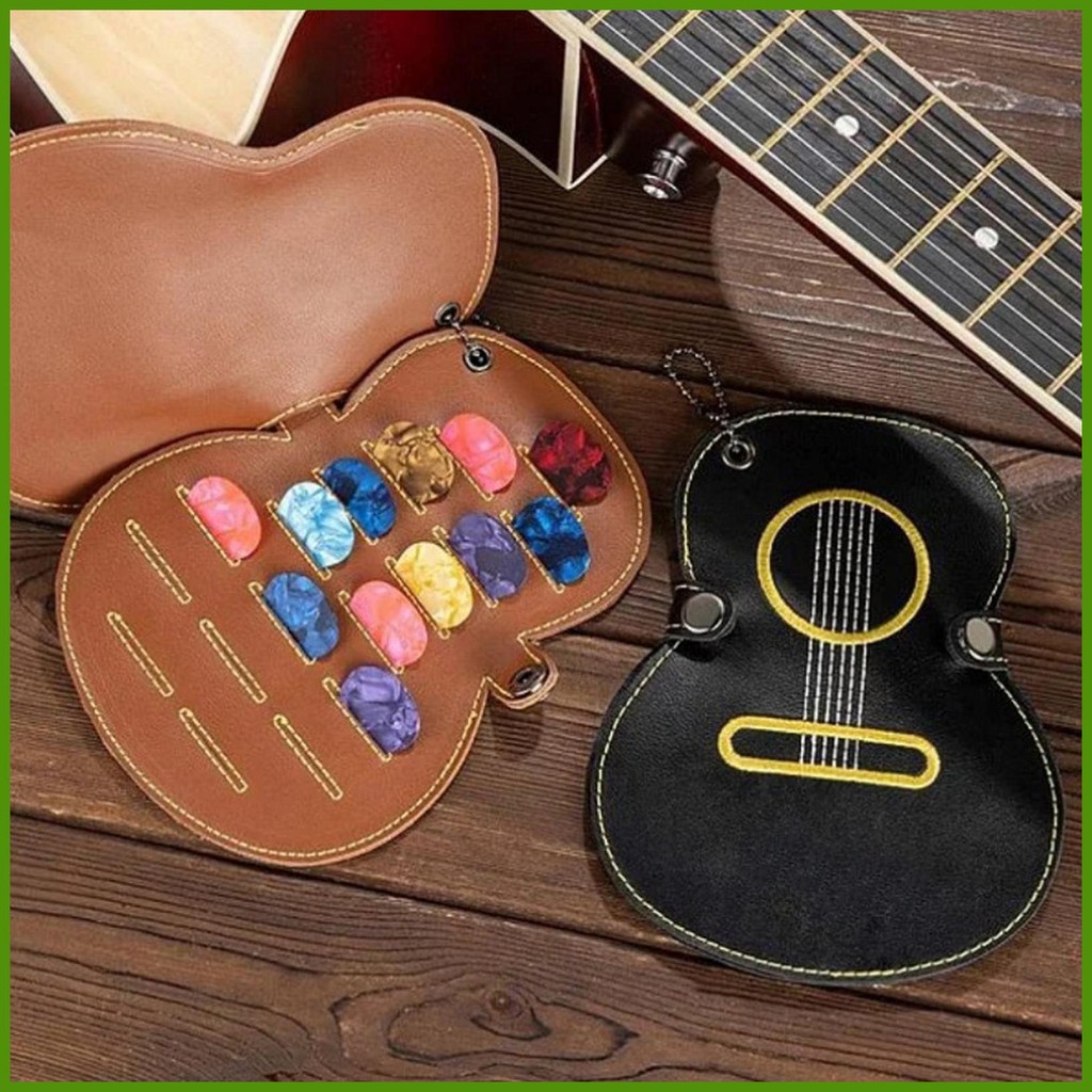 Guitar Pick Box Variety Pack Picks Storage Pouch Picks Storage Bag ...