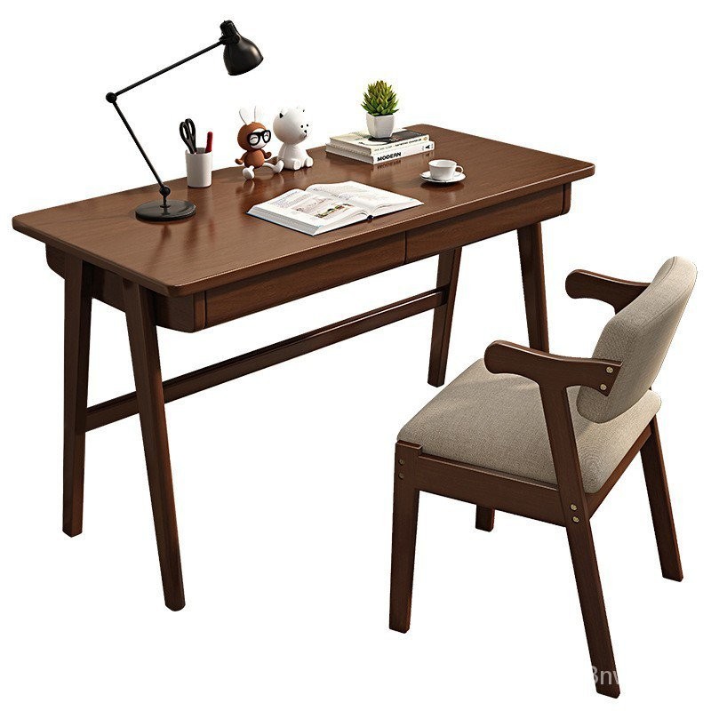 Nordic Solid Wood Desk Simple Modern Student Household Study Desk ...