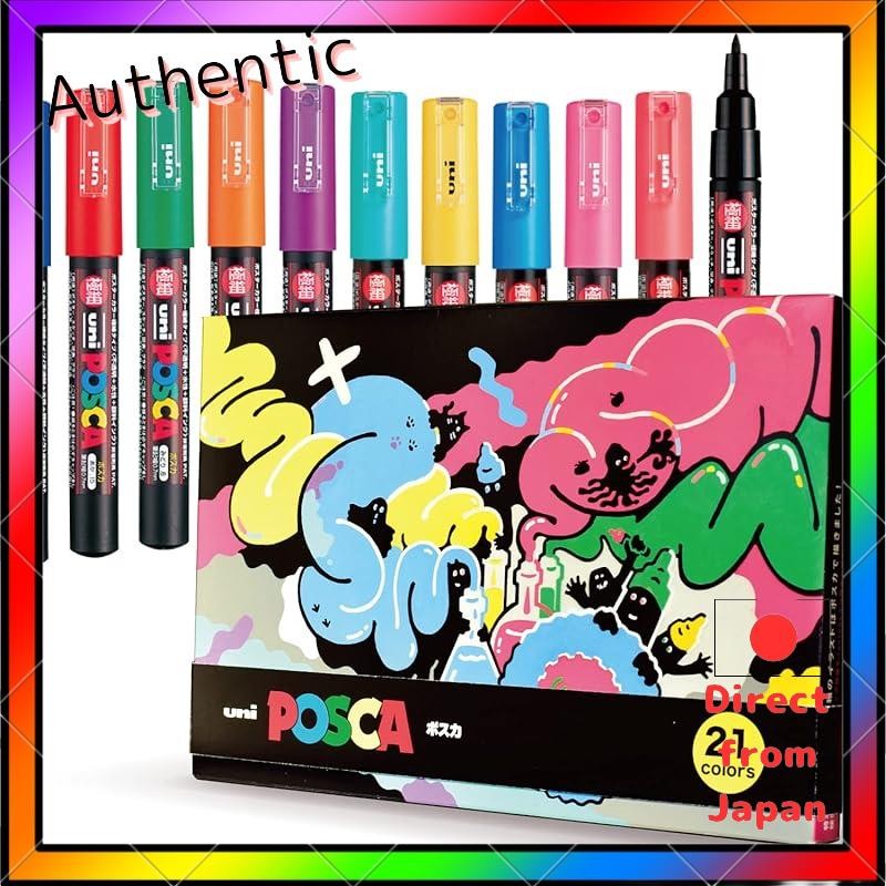 POSCA Water-based Marker Set in Various Sizes and Colors - Made in ...