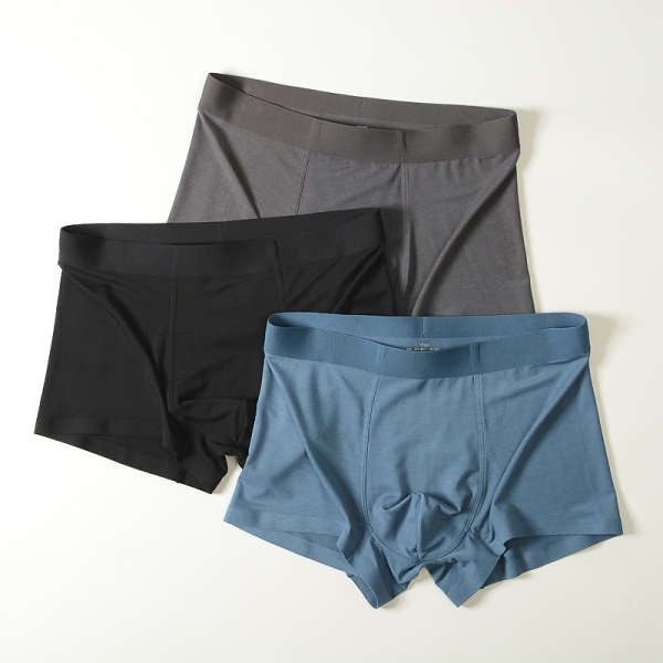 underwear man men underwear 3 pairs of men's briefs, men's modal boxers, seamless boxers, loose ...