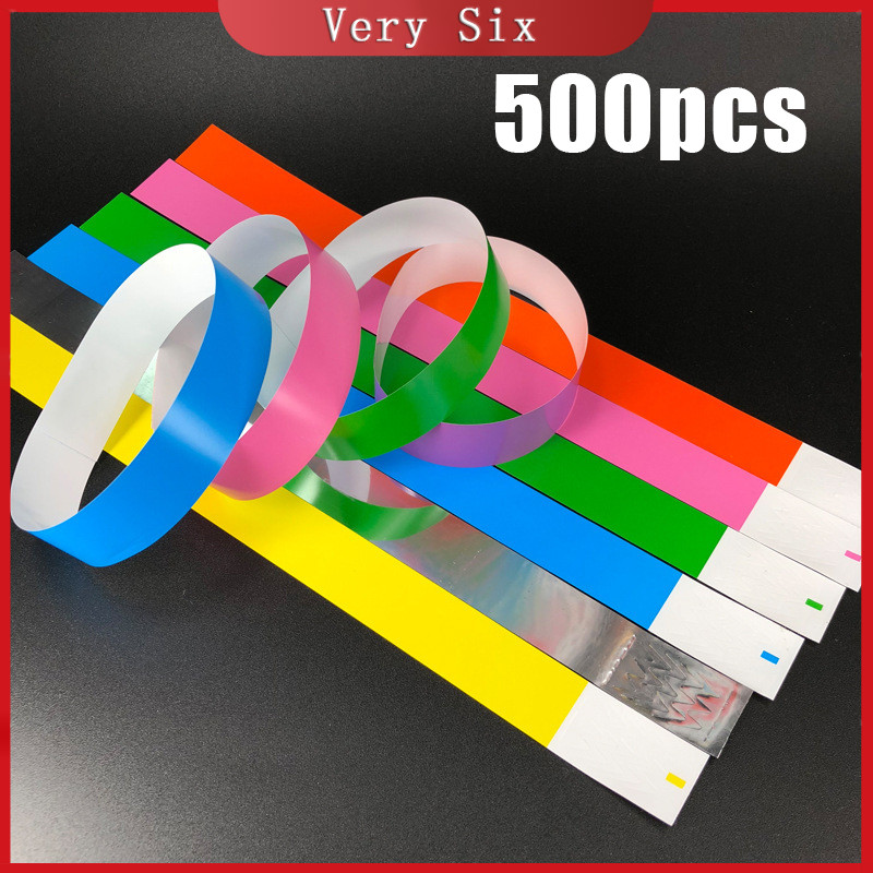 500Pcs Waterproof Paper Wristbands for Party Resort Disposable Paper ...
