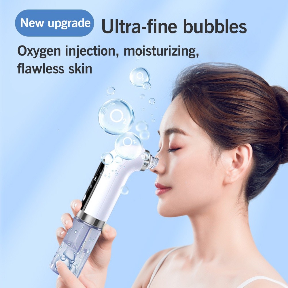 New Blackhead Remover Pore Vacuum Cleaner Electric Micro Small Bubble ...