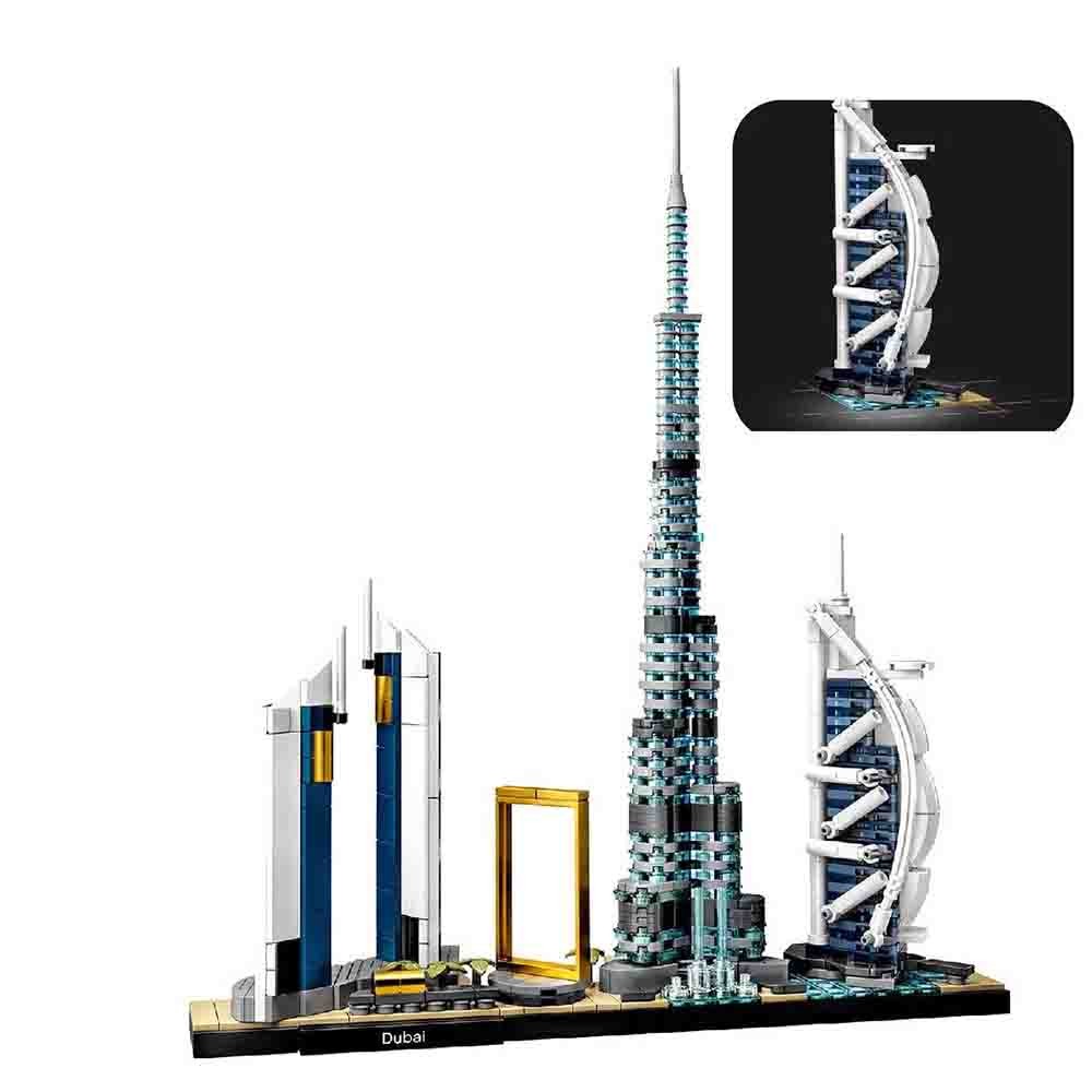 City Skyline Building Blocks Set Dubai Landmarks | Shopee Philippines