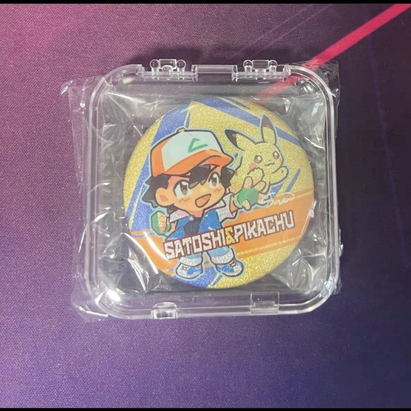 Pokémon Ash Pikachu Team Rocket Childhood Nostalgia Metal Badge 58mm ...