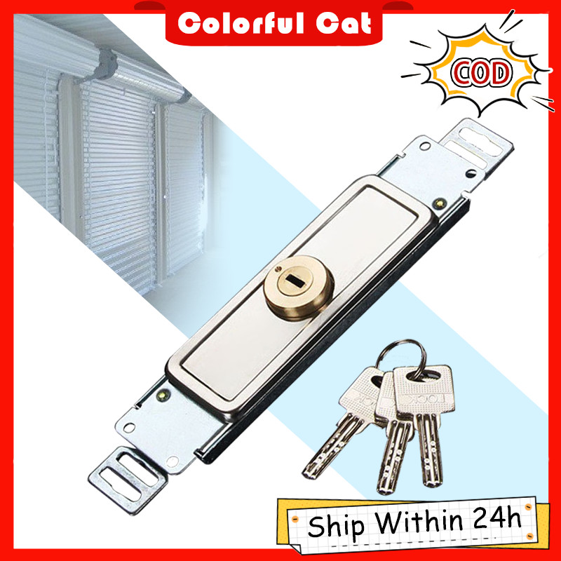 Roller Shutter Door Lock Roll Gate Lock with Key Roll Up Door Lock Set ...