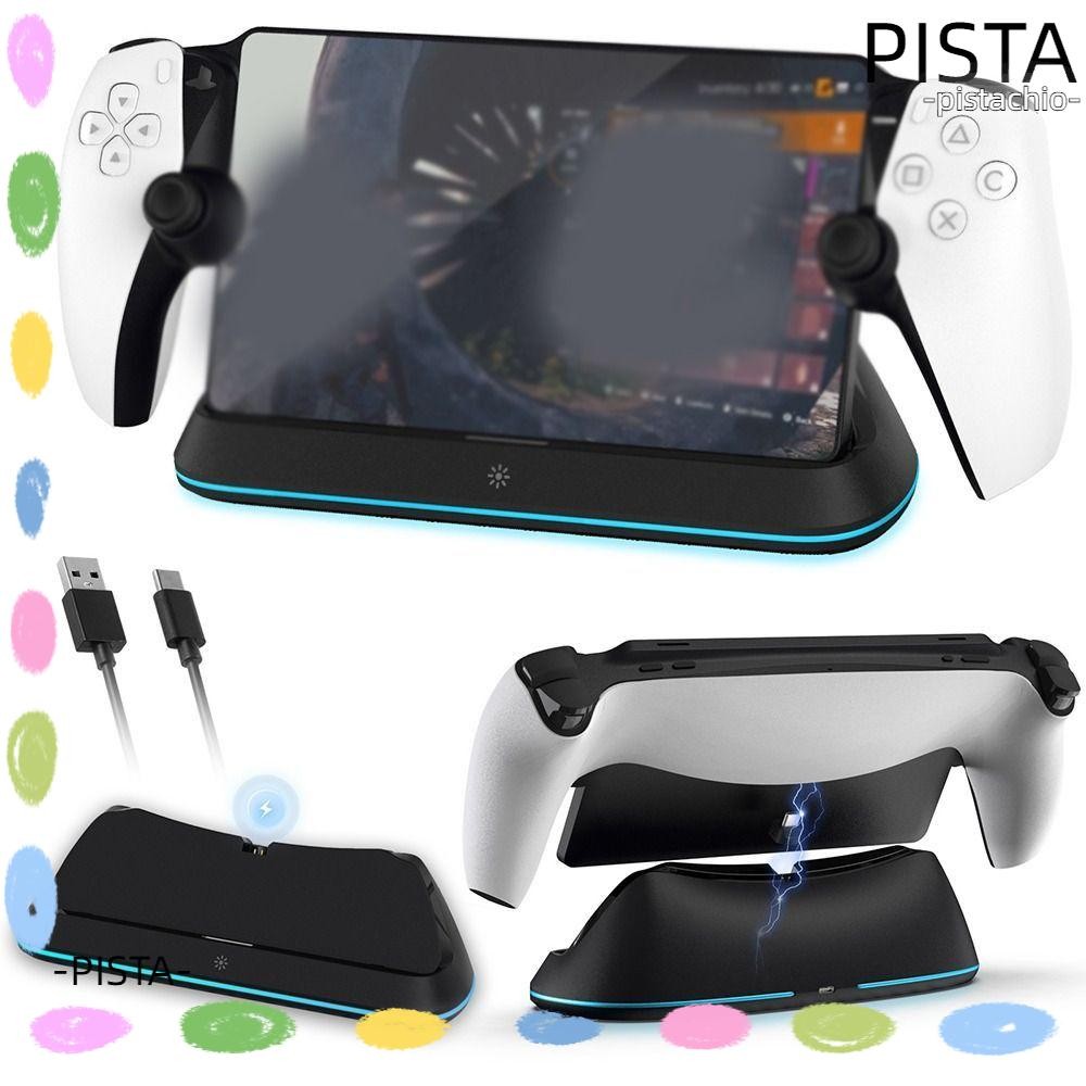 PISTA Charging Station, LED Indicator Light Charging Dock, Type-C Fast ...