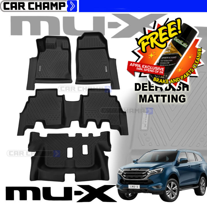 Isuzu MUX Deepdish Matting 5D EXCELLENT (2021-2024) Thailand Quality ...