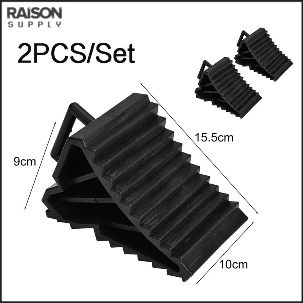 Antislip Vehicle Car Truck Wheel Tire Stopper Chock Stop Block ...