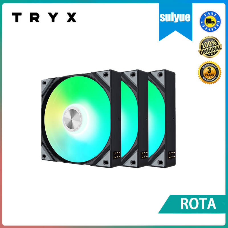 TRYX ROTA Dark Star SL ARGB 120 Fan | Shopee Philippines