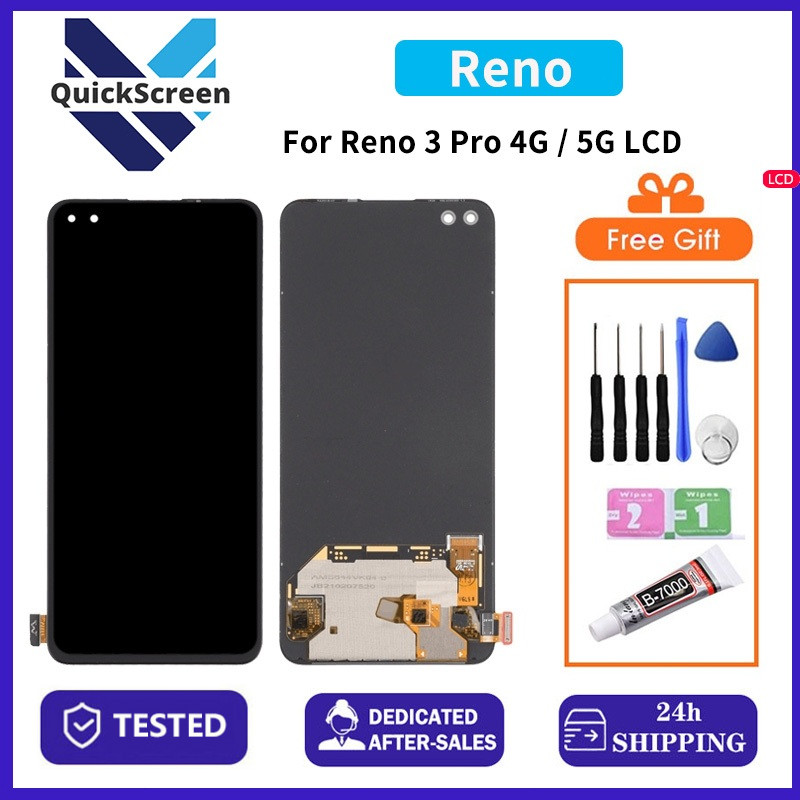 [QuickScreen] For Reno 3 Pro 4G / 5G LCD DIsplay Touch Screen Digitizer ...