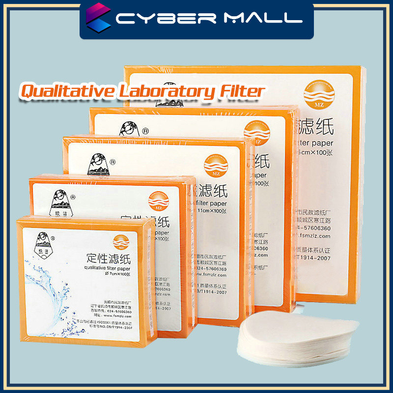 【Cyber】 100pcs/set Qualitative Filter Paper School experiment paperr 70 ...